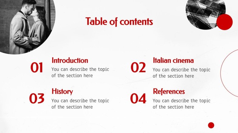 History of Italian Cinema | Google Slides & PowerPoint