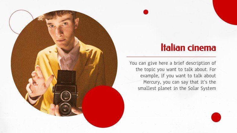 History of Italian Cinema | Google Slides & PowerPoint