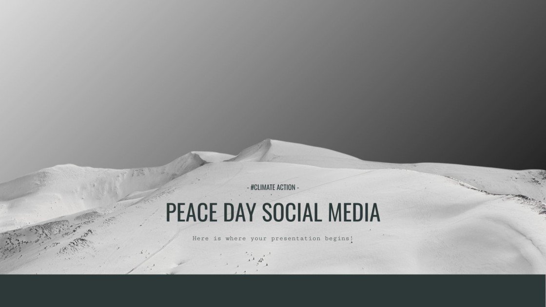 Peace-themed free Google Slides and PPT templates