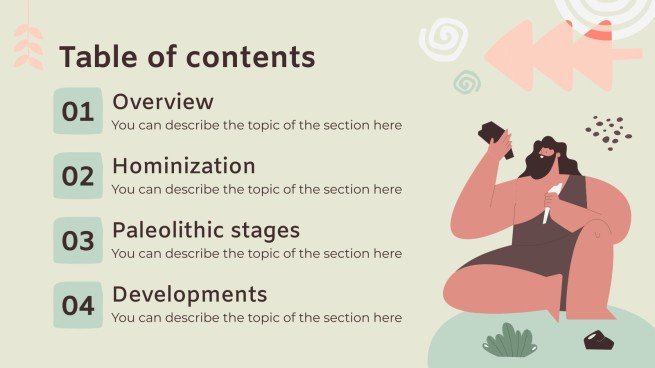 History for High School: Paleolithic Period | Google Slides