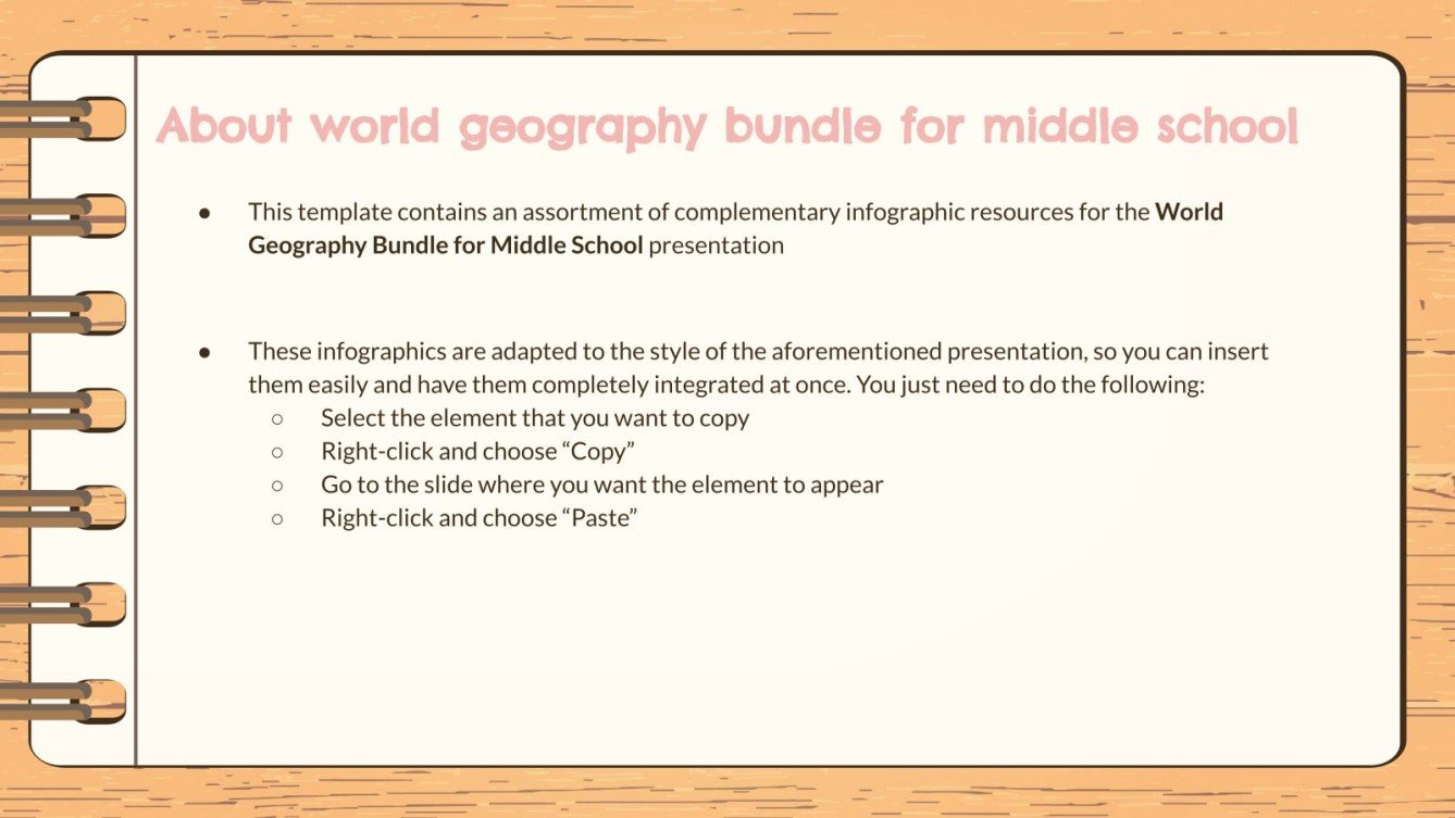 World Geography Bundle for Middle School Infographics