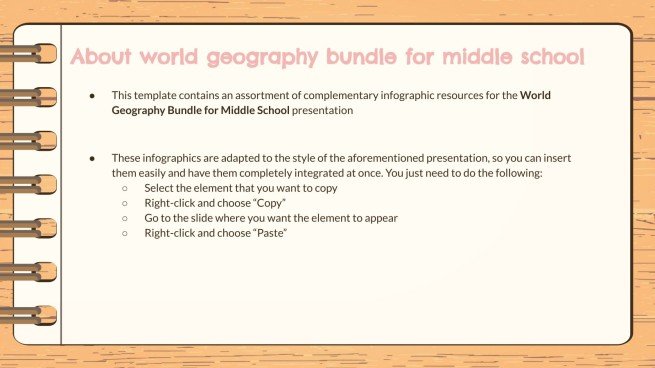 World Geography Bundle for Middle School Infographics