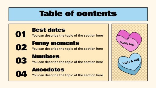 Comic Style Dating Wrapped | Google Slides & PowerPoint