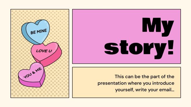 Comic Style Dating Wrapped | Google Slides & PowerPoint