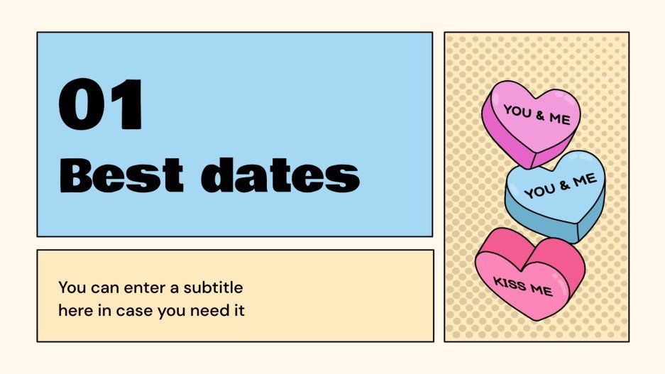 Comic Style Dating Wrapped | Google Slides & PowerPoint