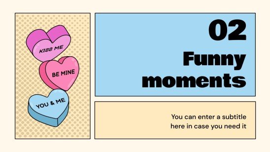 Comic Style Dating Wrapped | Google Slides & PowerPoint