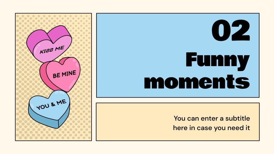 Comic Style Dating Wrapped | Google Slides & PowerPoint