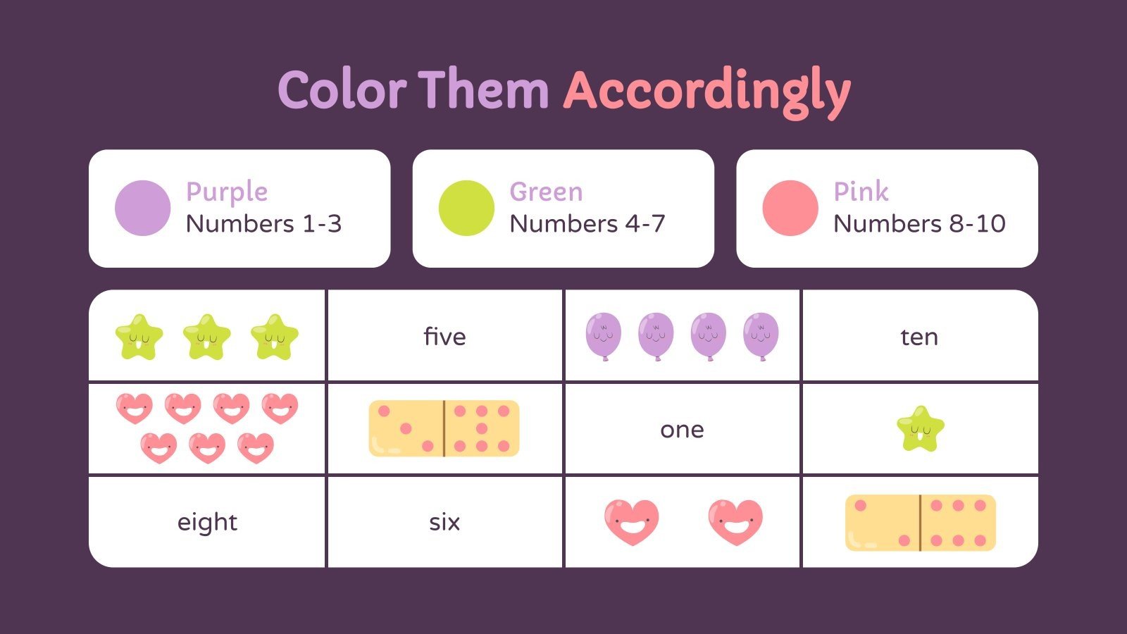 Printable Number Sense Activities Google Slides & PPT template