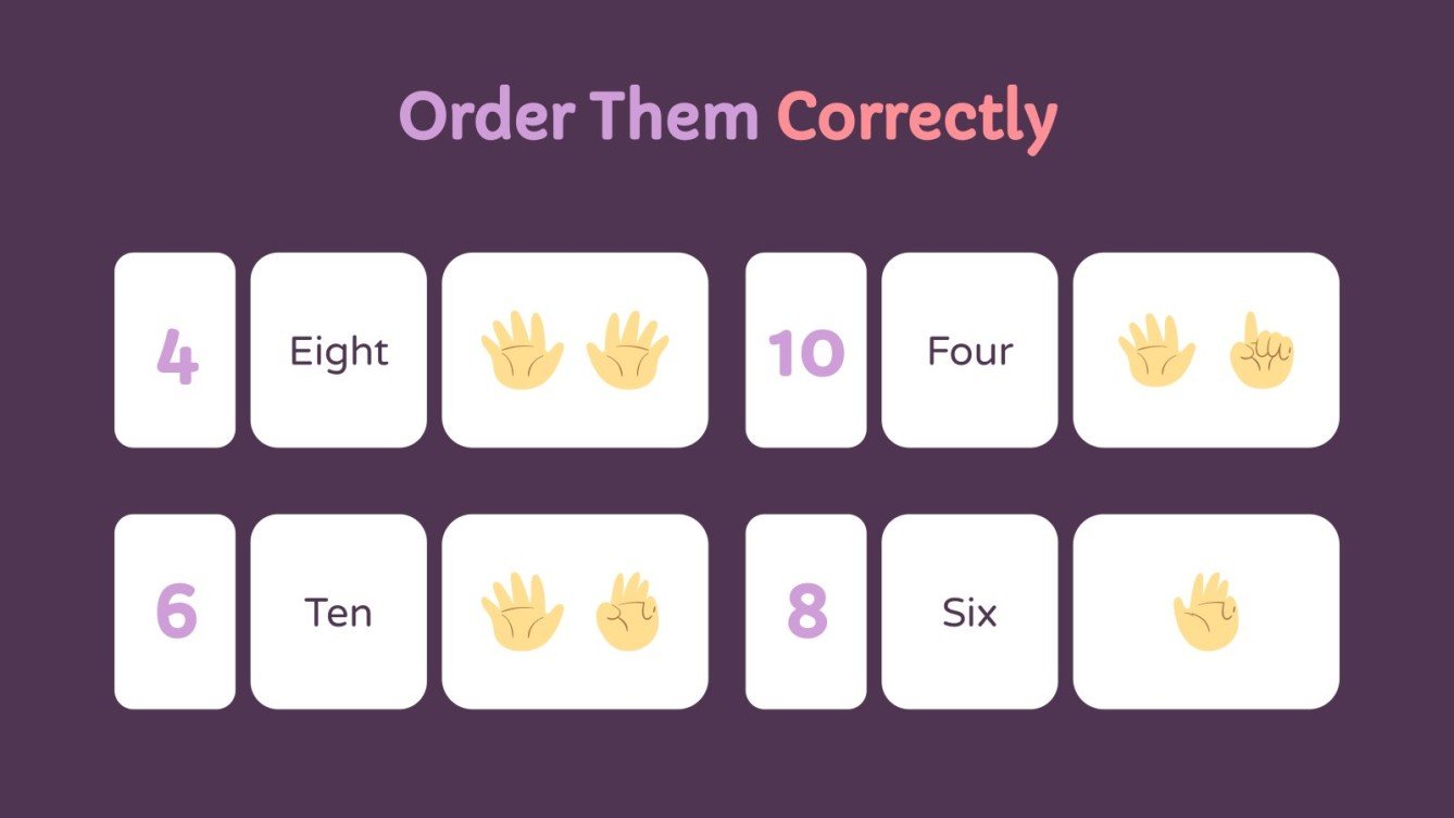 Printable Number Sense Activities Google Slides & PPT template