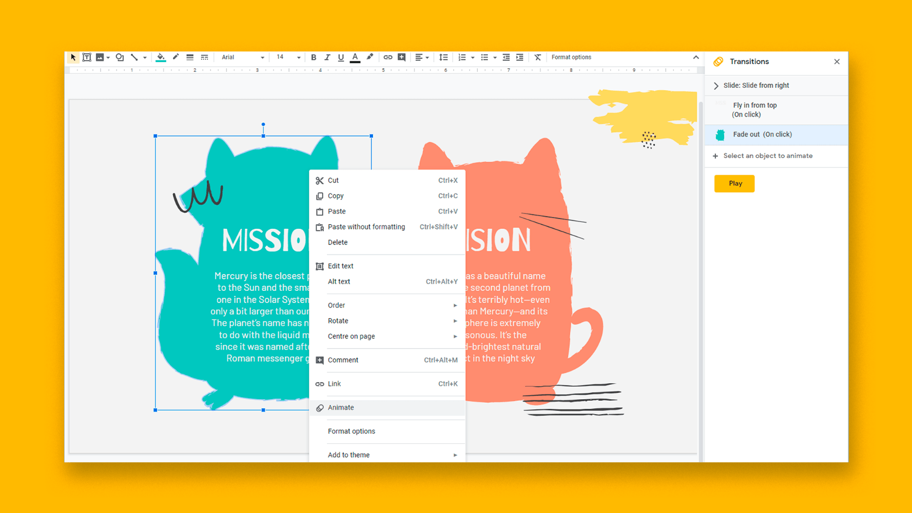 How To Add Animations And Transitions In Google Slides Tutorial