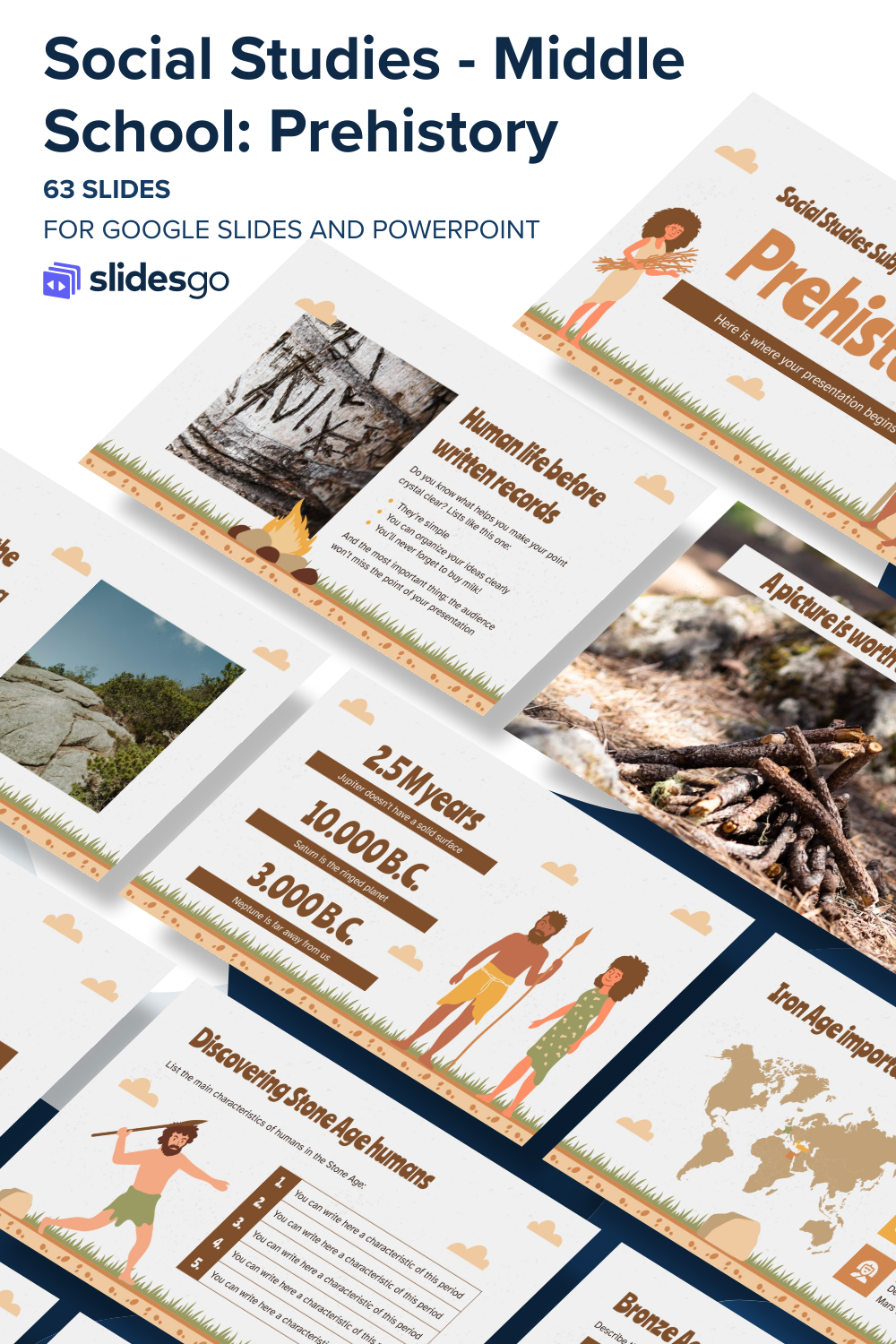 Social Studies Subject for Middle School: Prehistory