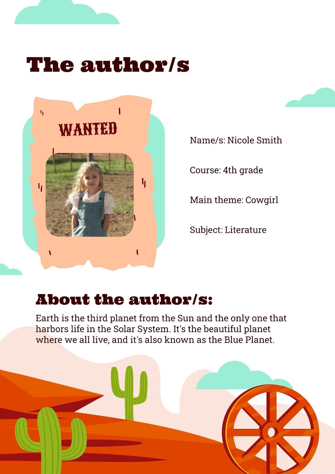 The Little Cowgirl Storybook | Google Slides & PowerPoint