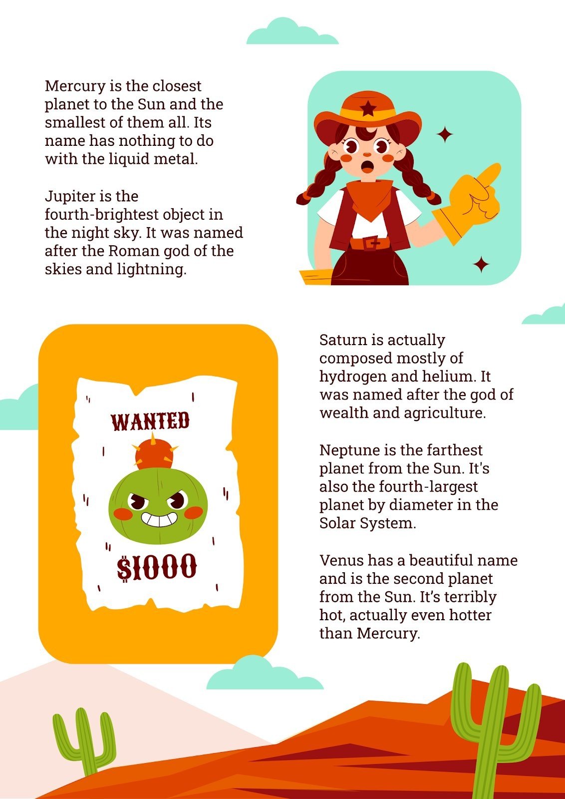 The Little Cowgirl Storybook | Google Slides & PowerPoint