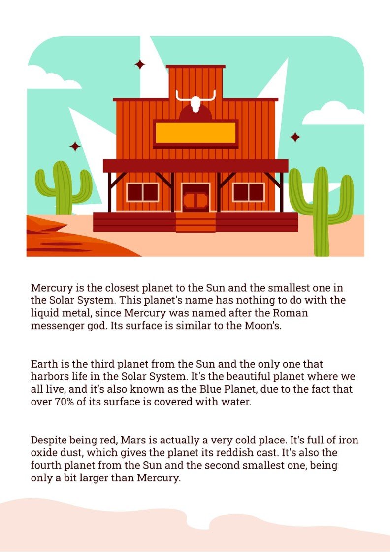 The Little Cowgirl Storybook | Google Slides & PowerPoint