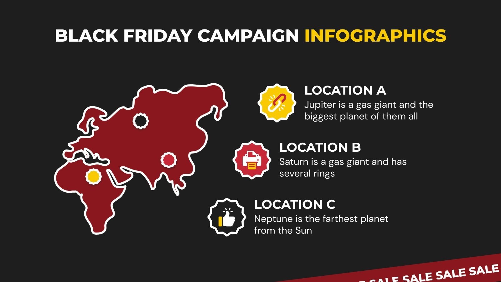 Black Friday Creative Campaign Infographics | Google Slides