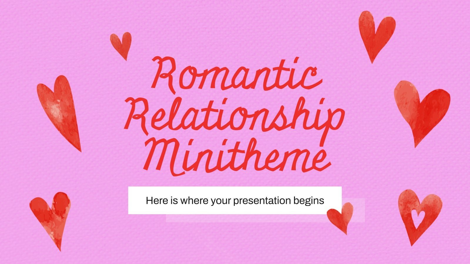 Romantic Relationship Minitheme | Google Slides & PowerPoint