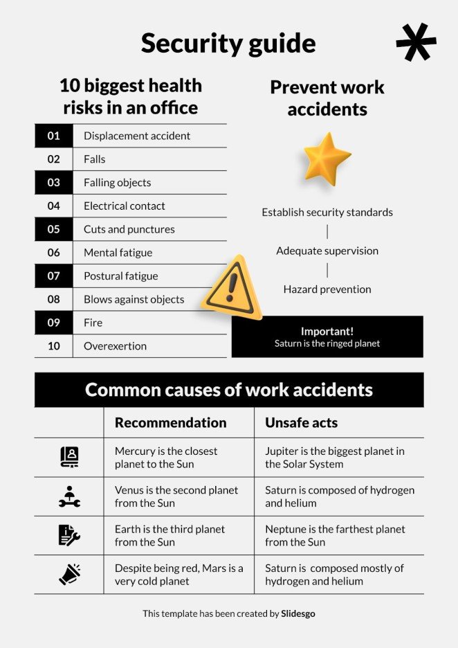 Printable User Guide Manual | Google Slides & PPT