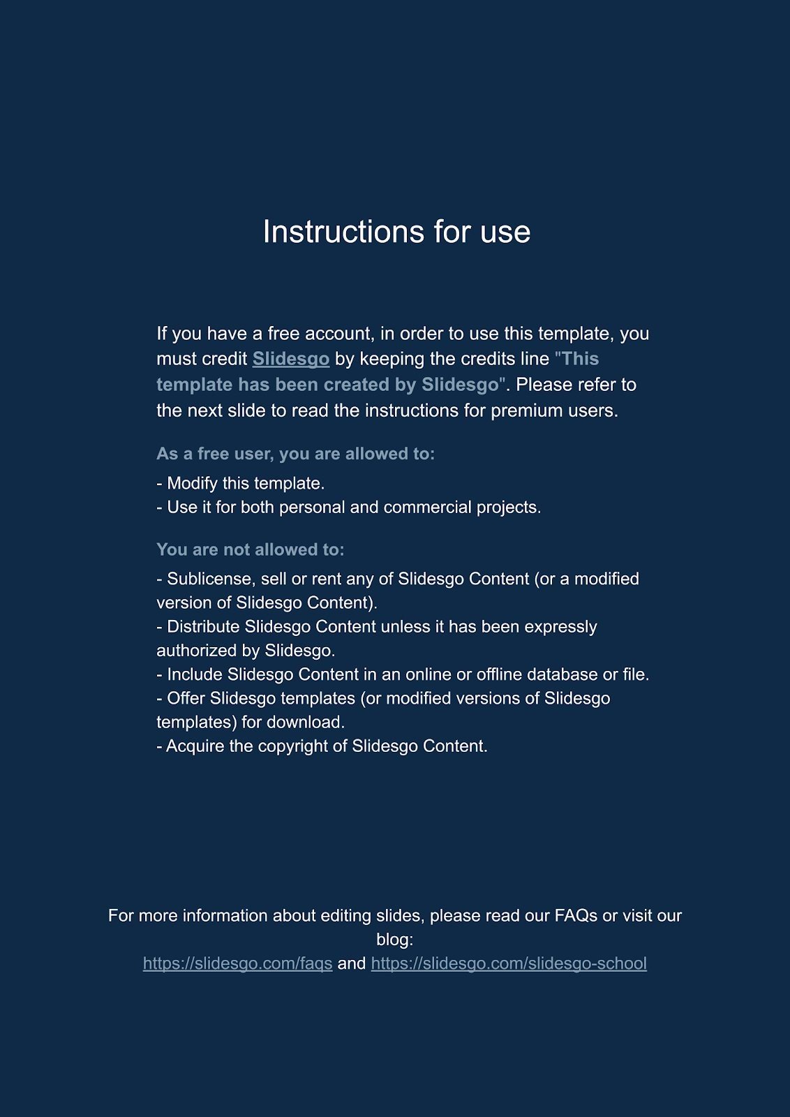 Printable User Guide Manual | Google Slides & PPT