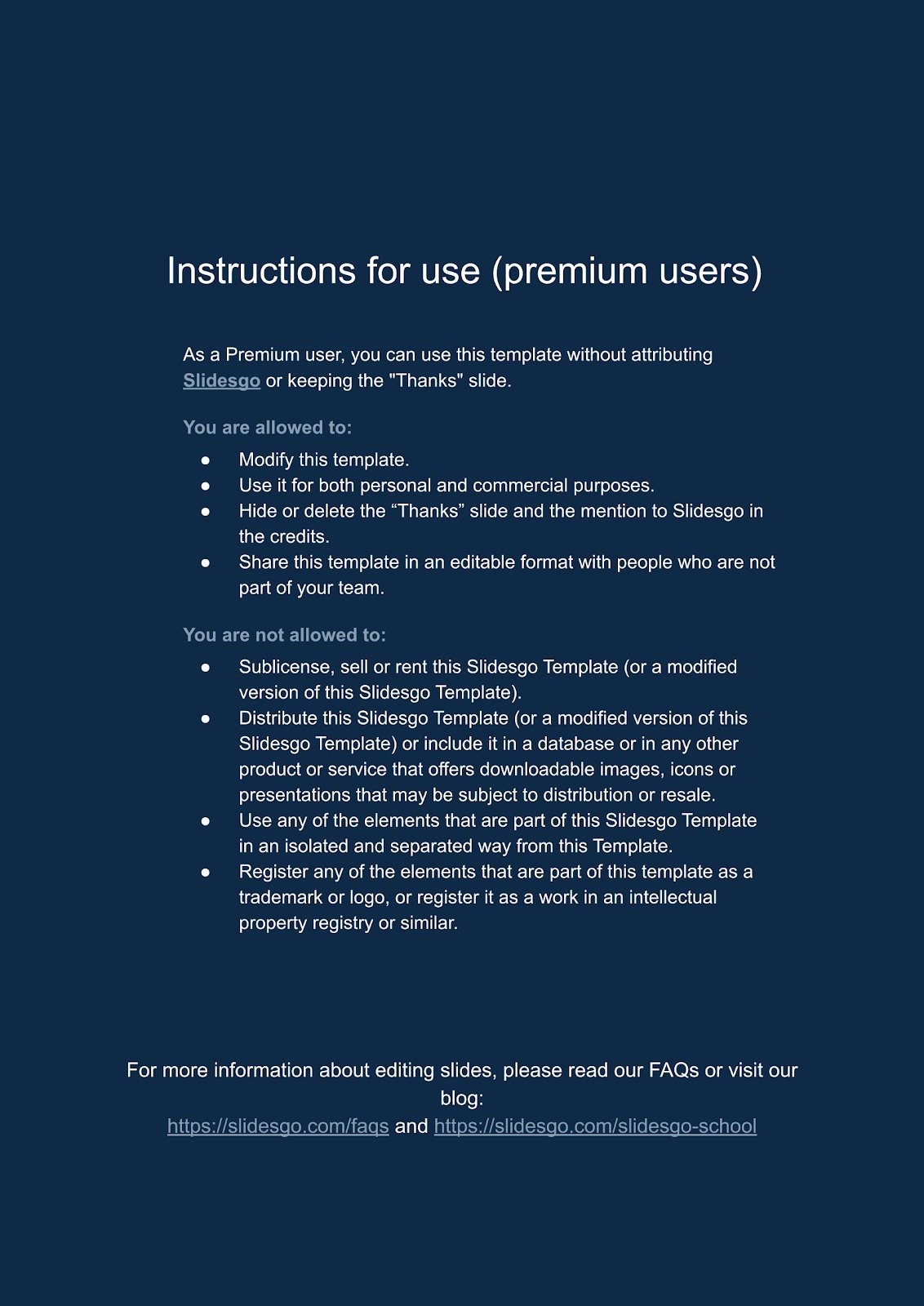 Printable User Guide Manual | Google Slides & PPT