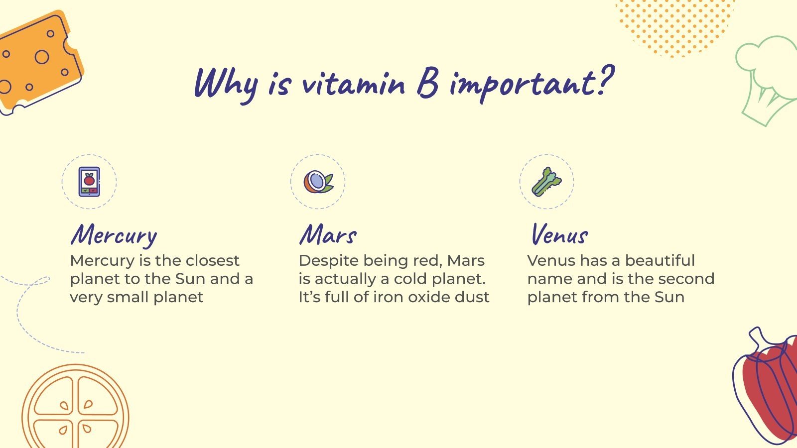 Vitamin B Minitheme | Google Slides & PPT