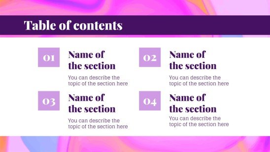 Minitema estilo tie-dye | Google Slides y PowerPoint