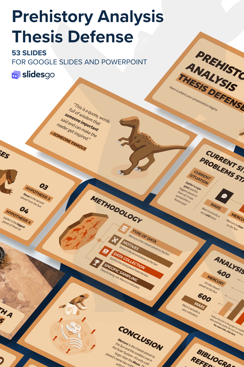 Prehistory Analysis Thesis Defense | Google Slides & PPT