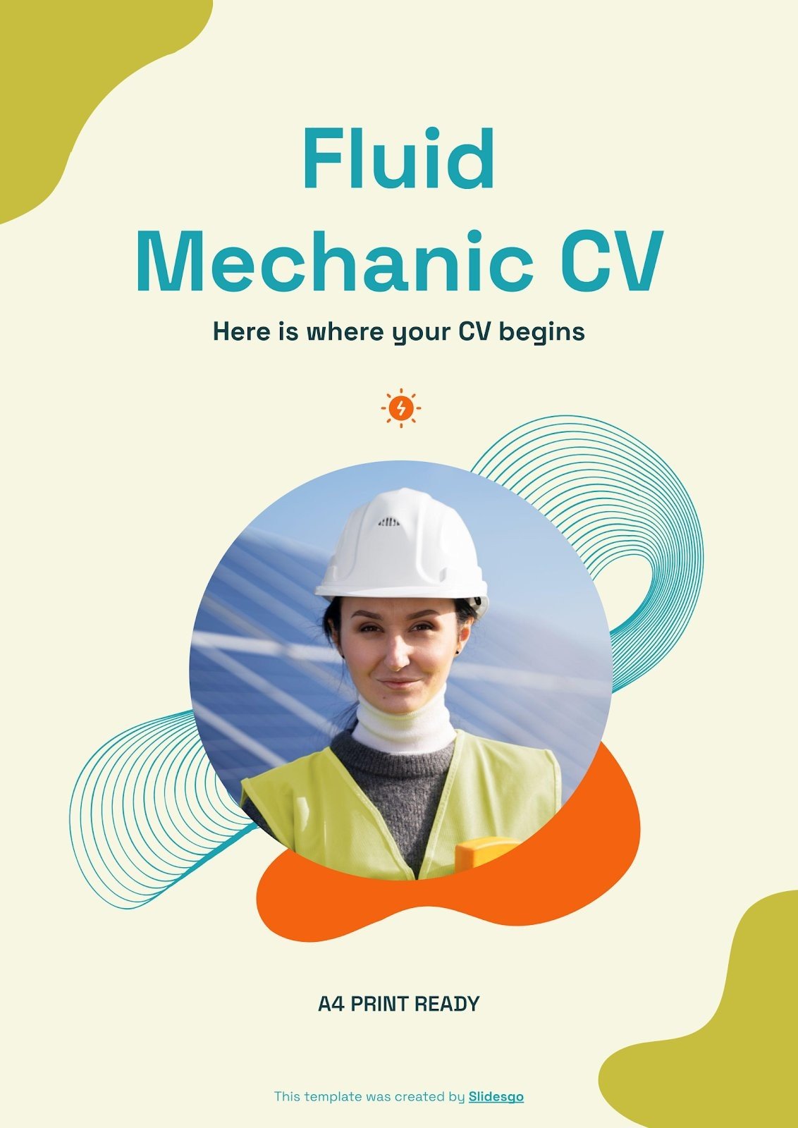 Fluid Mechanic CV | Google Slides & PowerPoint