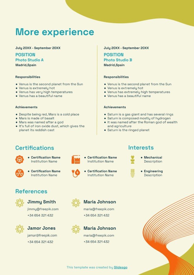 Fluid Mechanic CV | Google Slides & PowerPoint