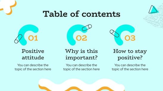 Practical Life Subject for High School: Positive Attitude