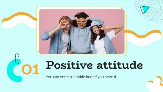 Practical Life Subject for High School: Positive Attitude