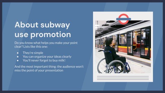 Subway Use Promotion Campaign | Google Slides & PowerPoint