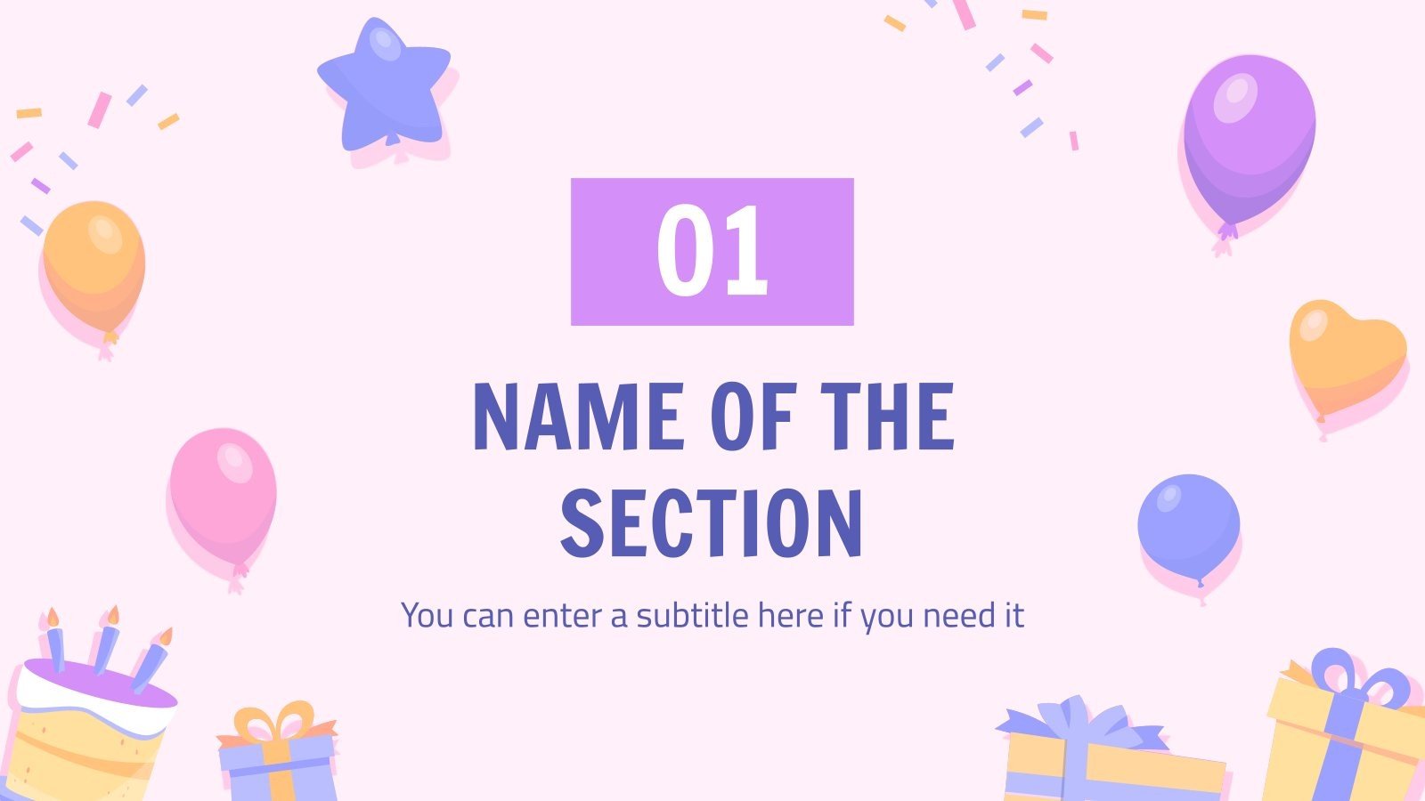 Balloons Birthday Party | Google Slides & PowerPoint