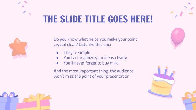 Balloons Birthday Party | Google Slides & PowerPoint