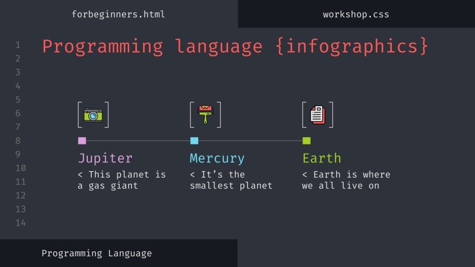 Programming Language Workshop for Beginners Infographics