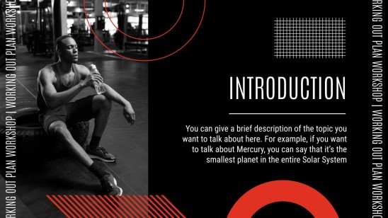 Workout Plan Workshop | Google Slides & PowerPoint