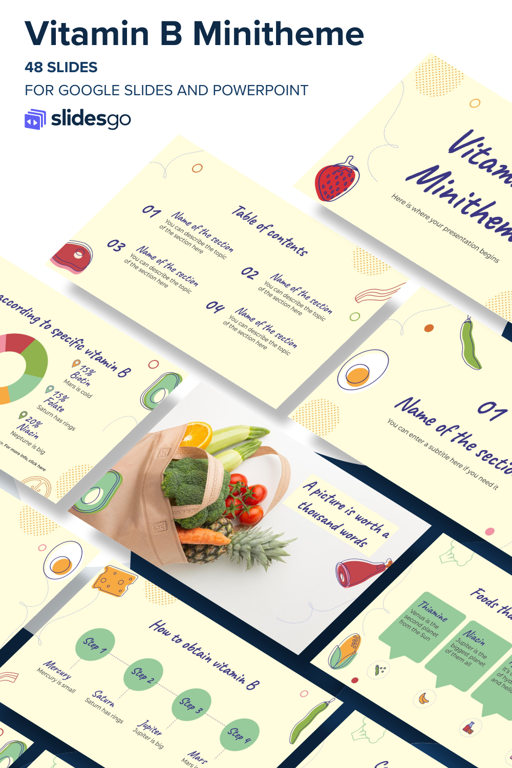 Vitamin B Minitheme | Google Slides & PPT