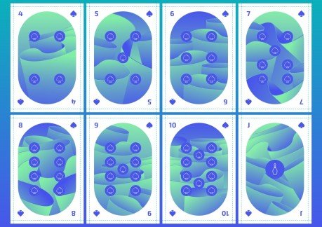 3D Patterns Printable Deck of Playing Cards | Google Slides