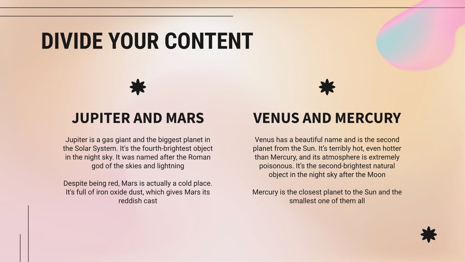 Grain Noise Texture Basic Template | Google Slides & PPT