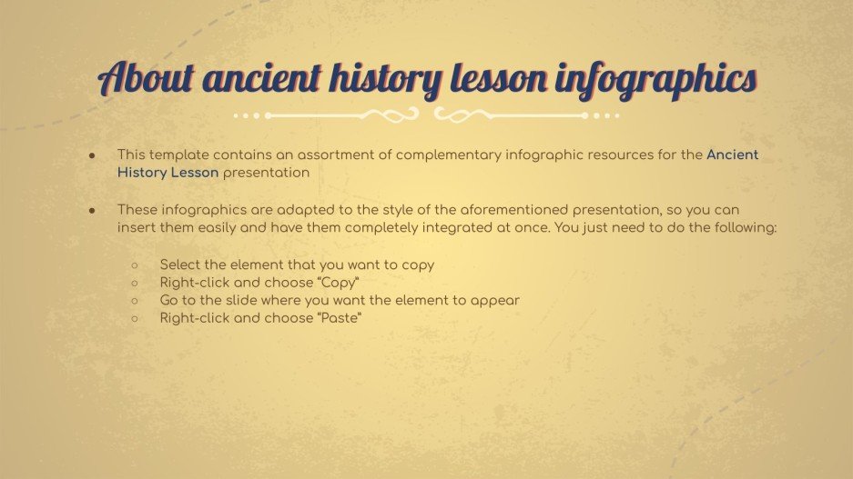 Ancient History Lesson Infographics | Google Slides & PPT