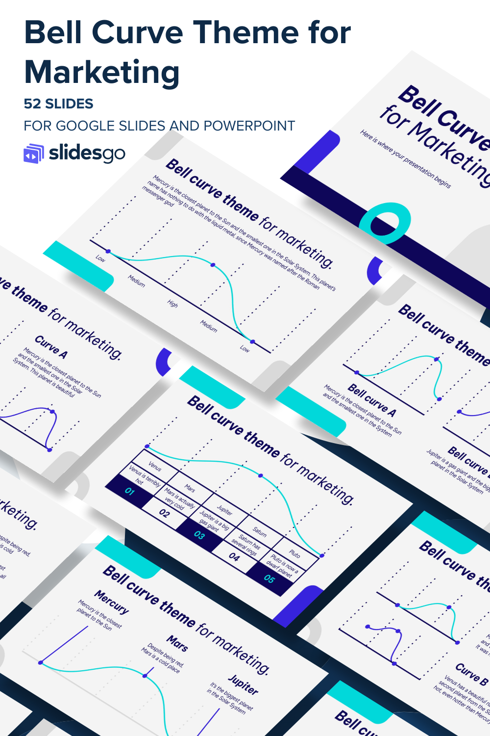 Bell Curve Theme for Marketing | Google Slides & PowerPoint