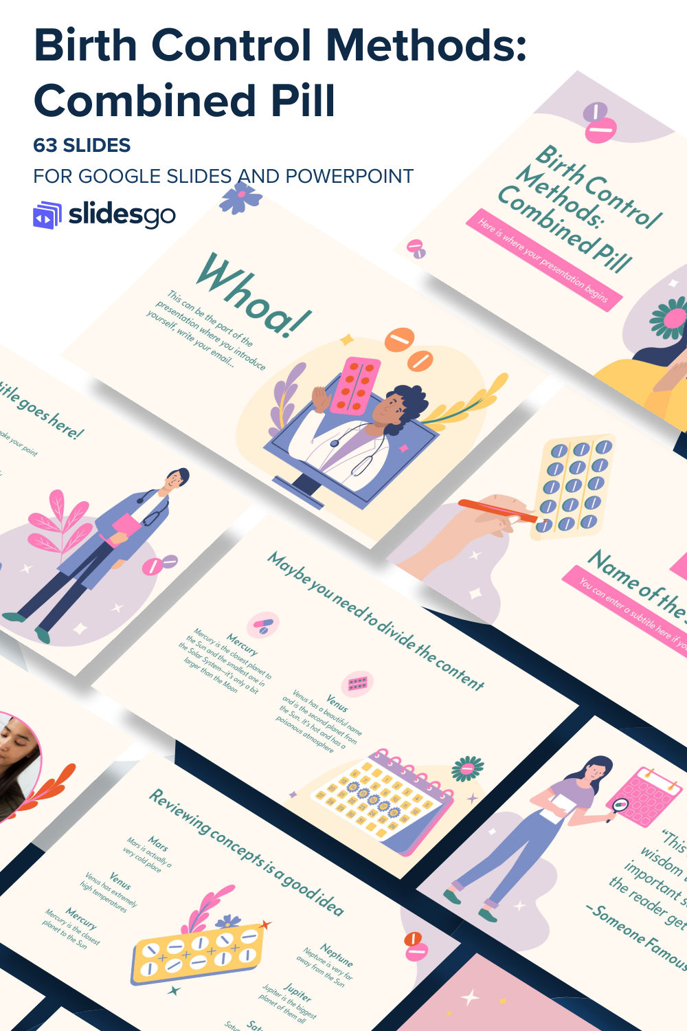 Birth Control Methods: Combined Pill | Google Slides & PPT