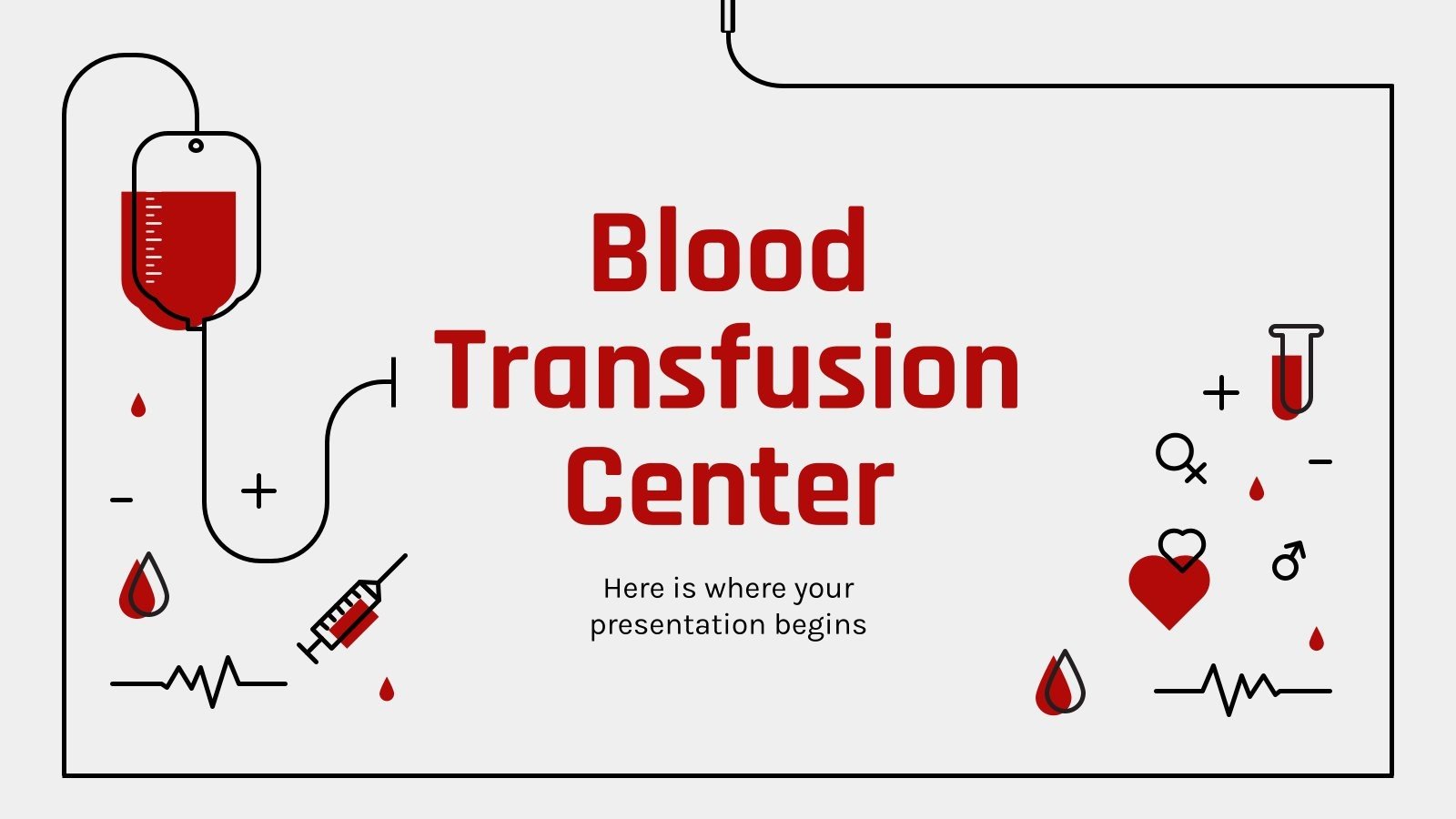 Free templates about blood for Google Slides and PowerPoint