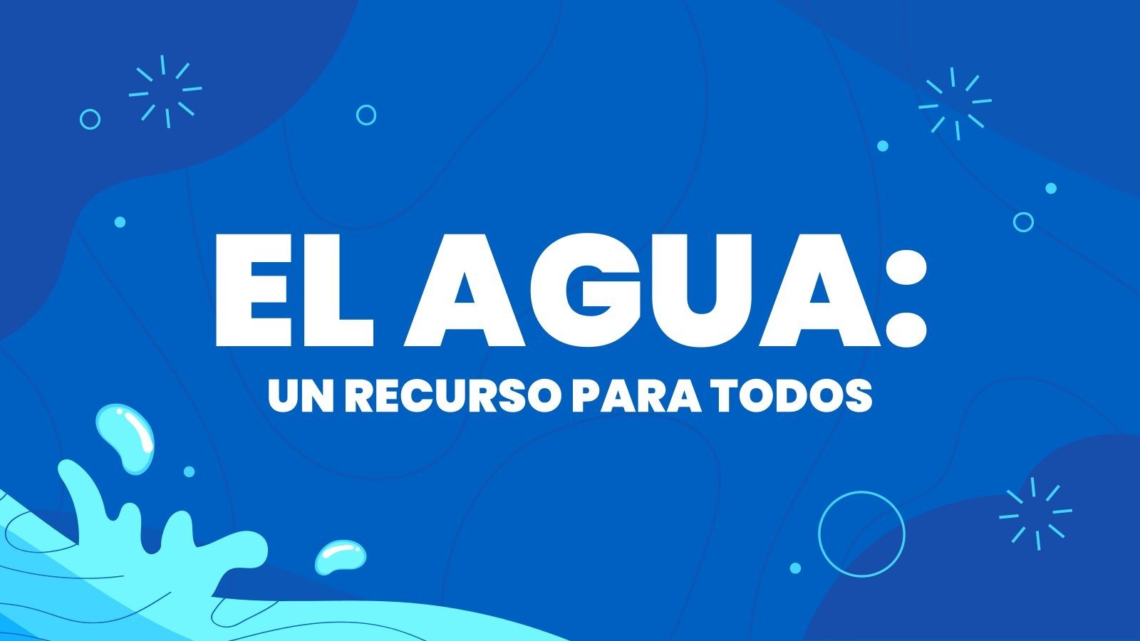 Temas gratis sobre Agua para Google Slides y PowerPoint