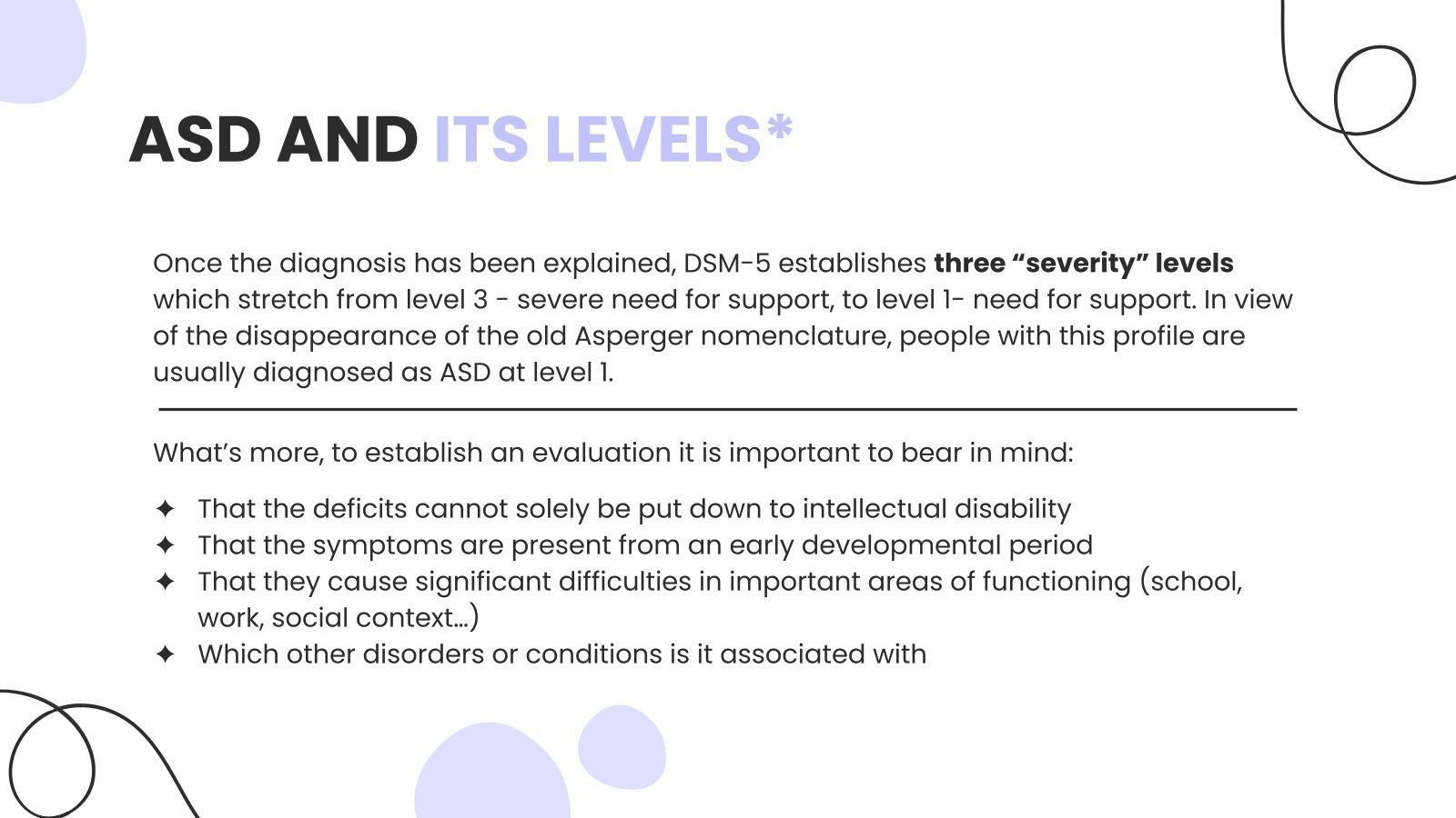 Autism Diagnoses According to the DSM-5 | Google Slides