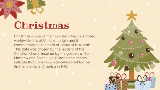 Hello Christmas | Google Slides theme & PowerPoint template