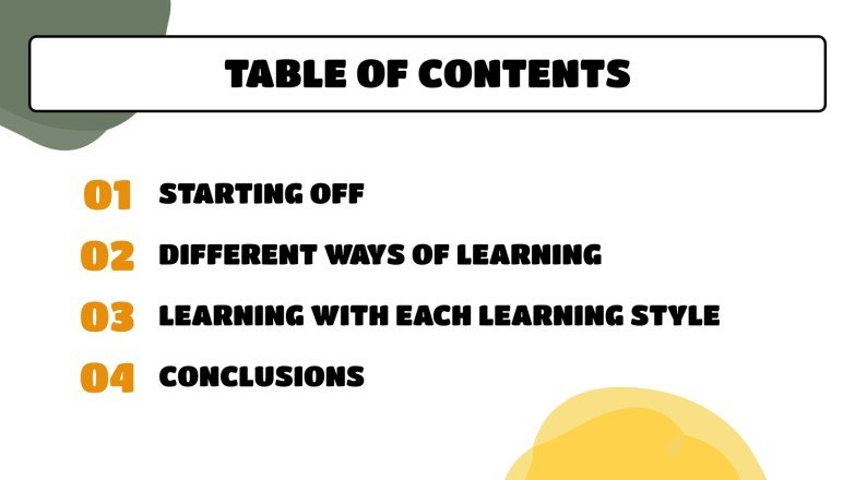 Learning Styles | Google Slides & PowerPoint Template