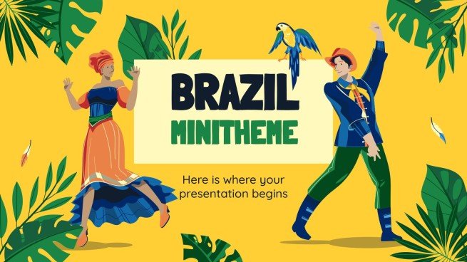 Plantillas gratis sobre Brasil para Google Slides y PowerPoint