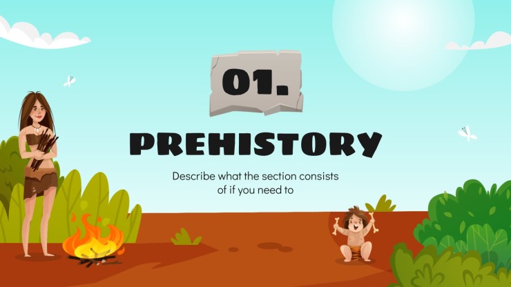 선사시대 | Google Slides theme & PowerPoint template