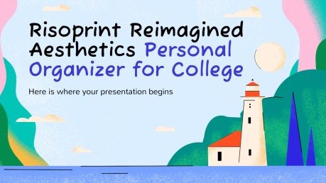 Risoprint Aesthetics Personal Organizer for College