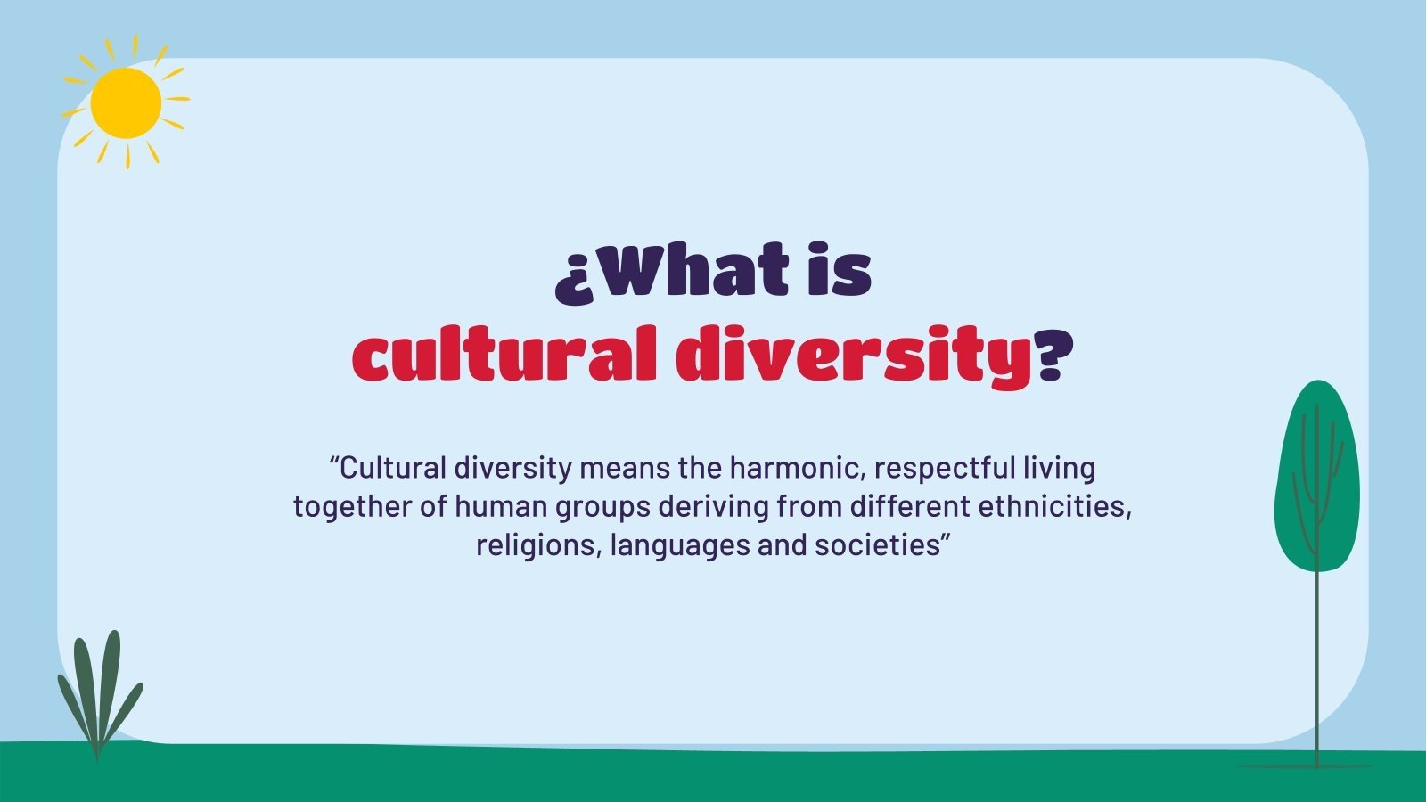 October 12: "Day of Respect for Cultural Diversity"